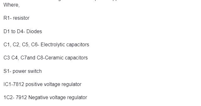 7812 Pinout | LM7812 Voltage Regulator Circuit, Pin Configuration